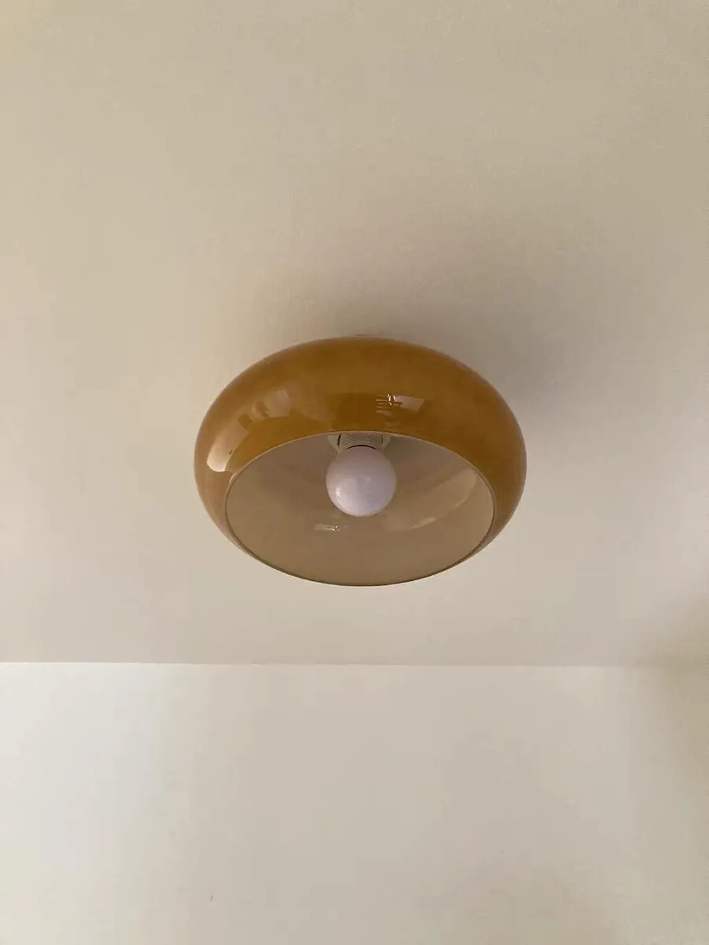 Lampsmodern Vintage Round Ceiling Light Glass Ceiling Lamp For Living Room