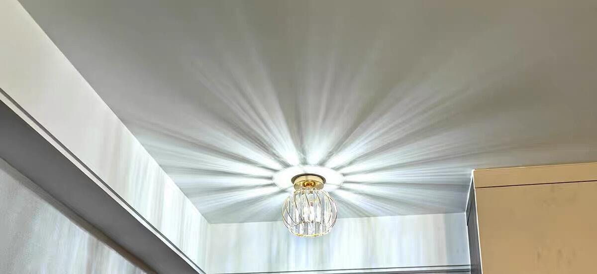 Lampsmodern Simple Black Style Ceiling Lamp Glass Hallway Ceiling Lighting