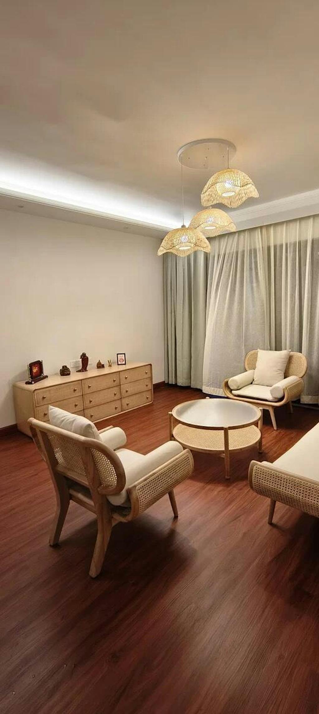 Lampsmodern Pendant Light Bamboo Woven Hanging Lighting