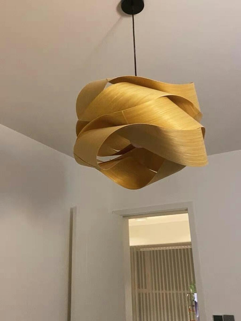 Lampsmodern Pendant Light Living Room Pendant Light Irregular Wood ...