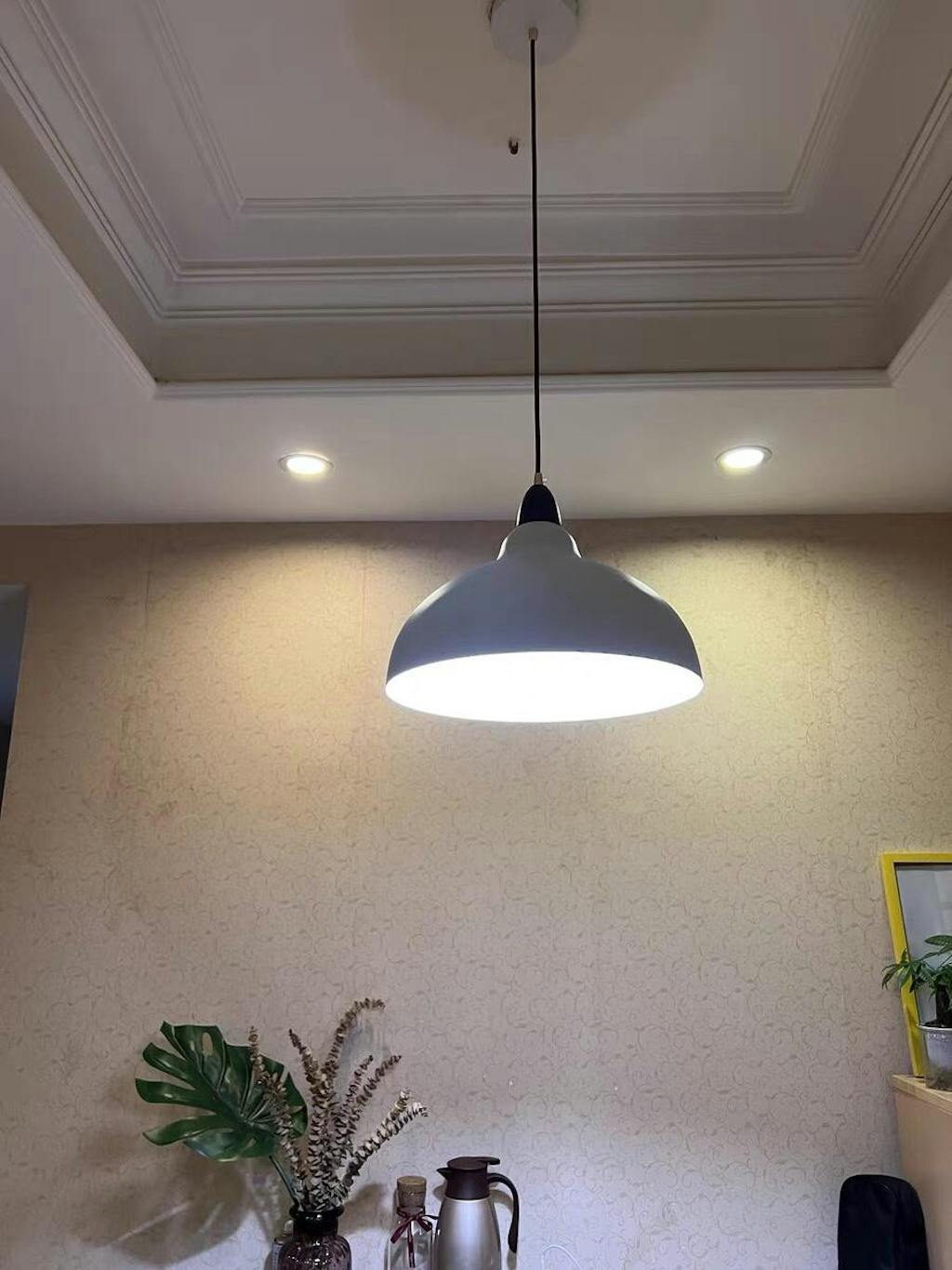 Lampsmodern Pendant Light Nordic Light Luxury White Hanging Light For Kitchen