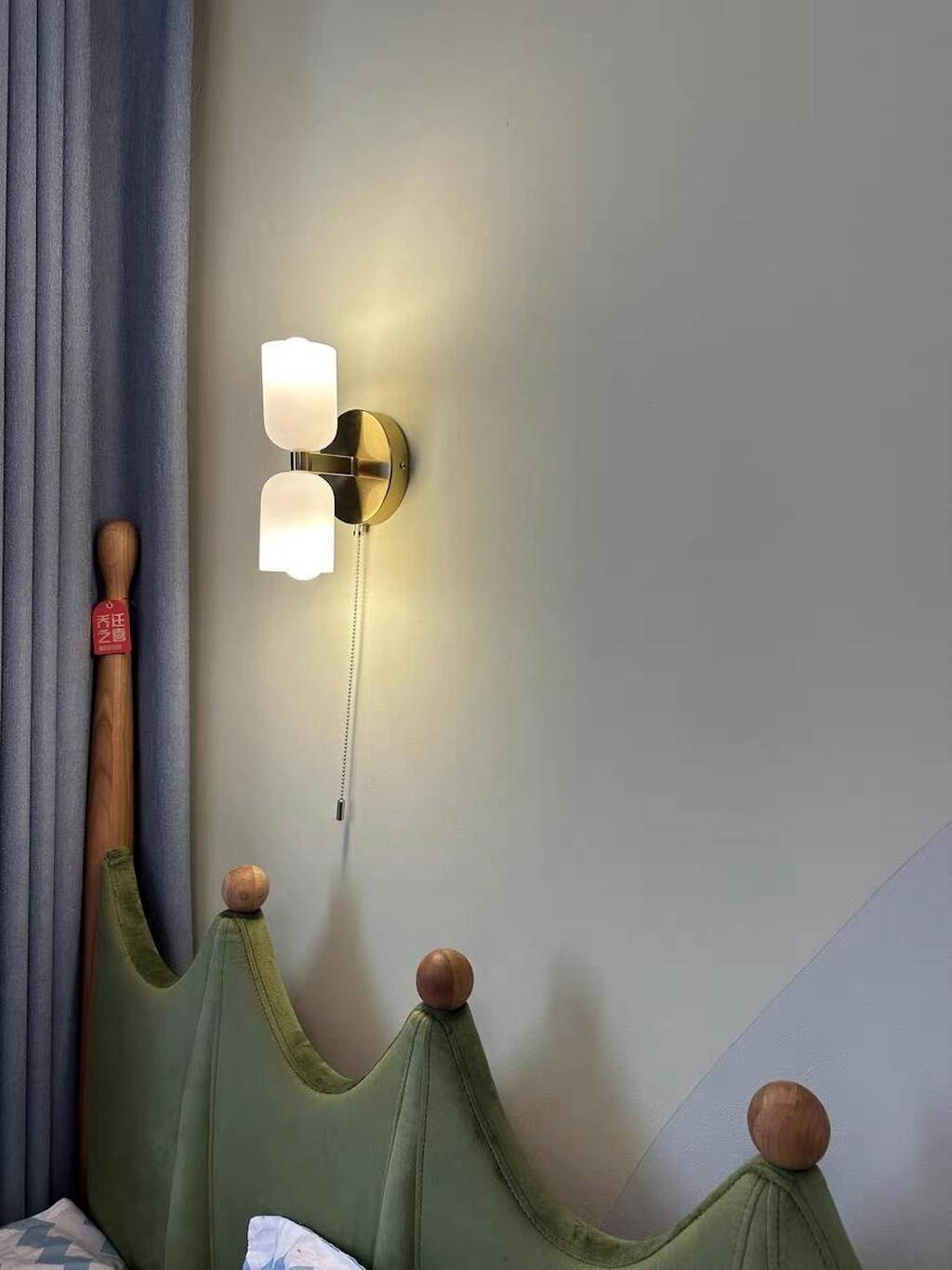 Lampsmodern Wall Light Creamy Double Heads Indoor Wall Sconce Lamps
