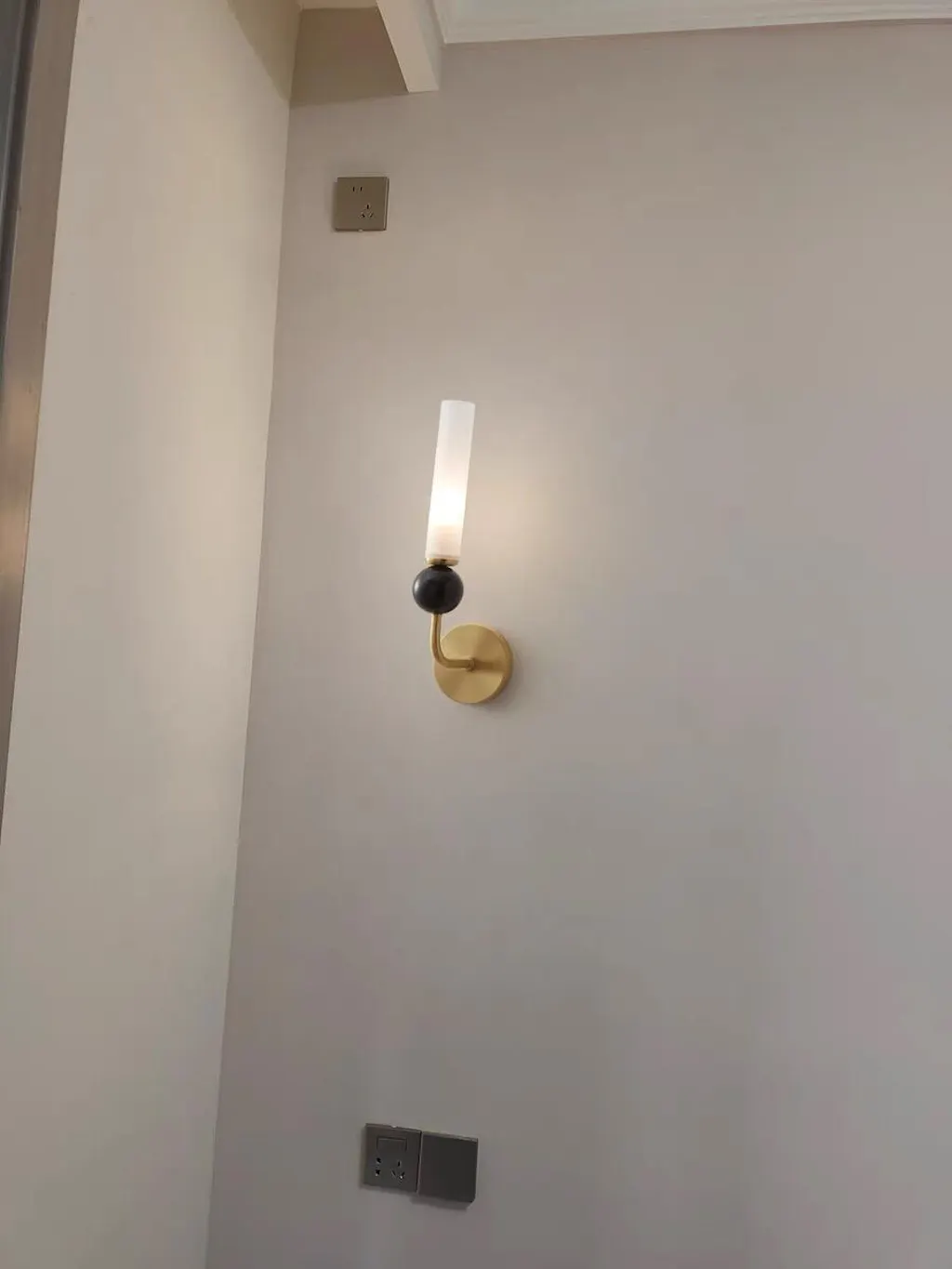 Lampsmodern Light Luxury Copper Long Pole Corridor Wall Lamp Modern ...