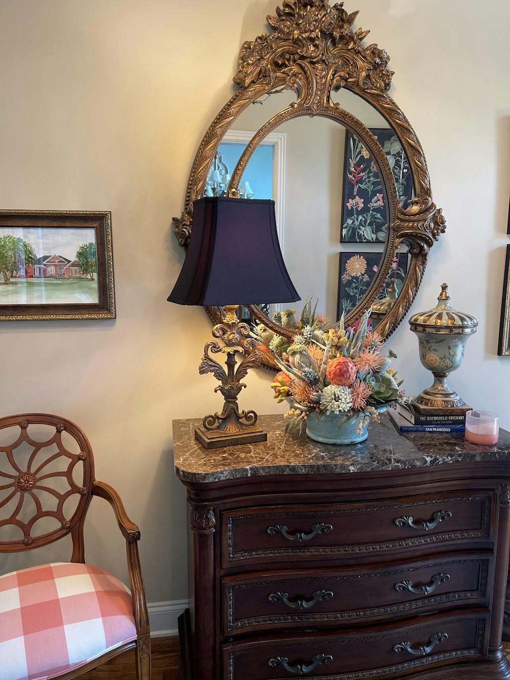 9x16x13 Black with Gold Liner Lampshade