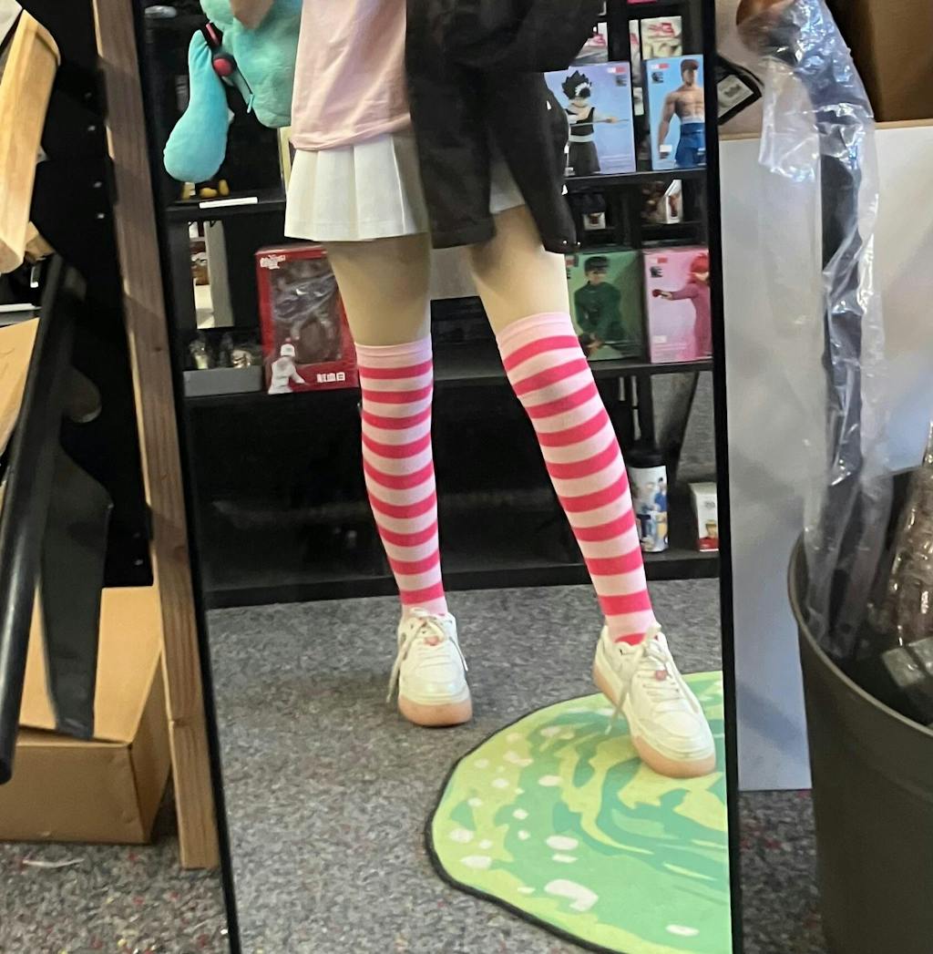 Colorful Stripes Socks | Decora Fashion Overknee Socks | Punk JK Style ...