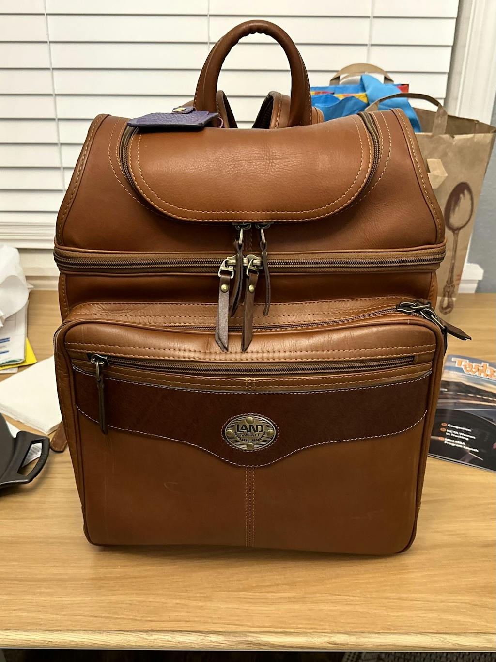 The Backpack – LAND Leather Goods