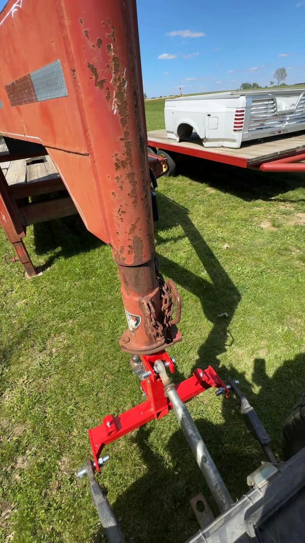 3 Point Gooseneck Trailer Hitch with 2" Receiver Hitch for Category 1 ...