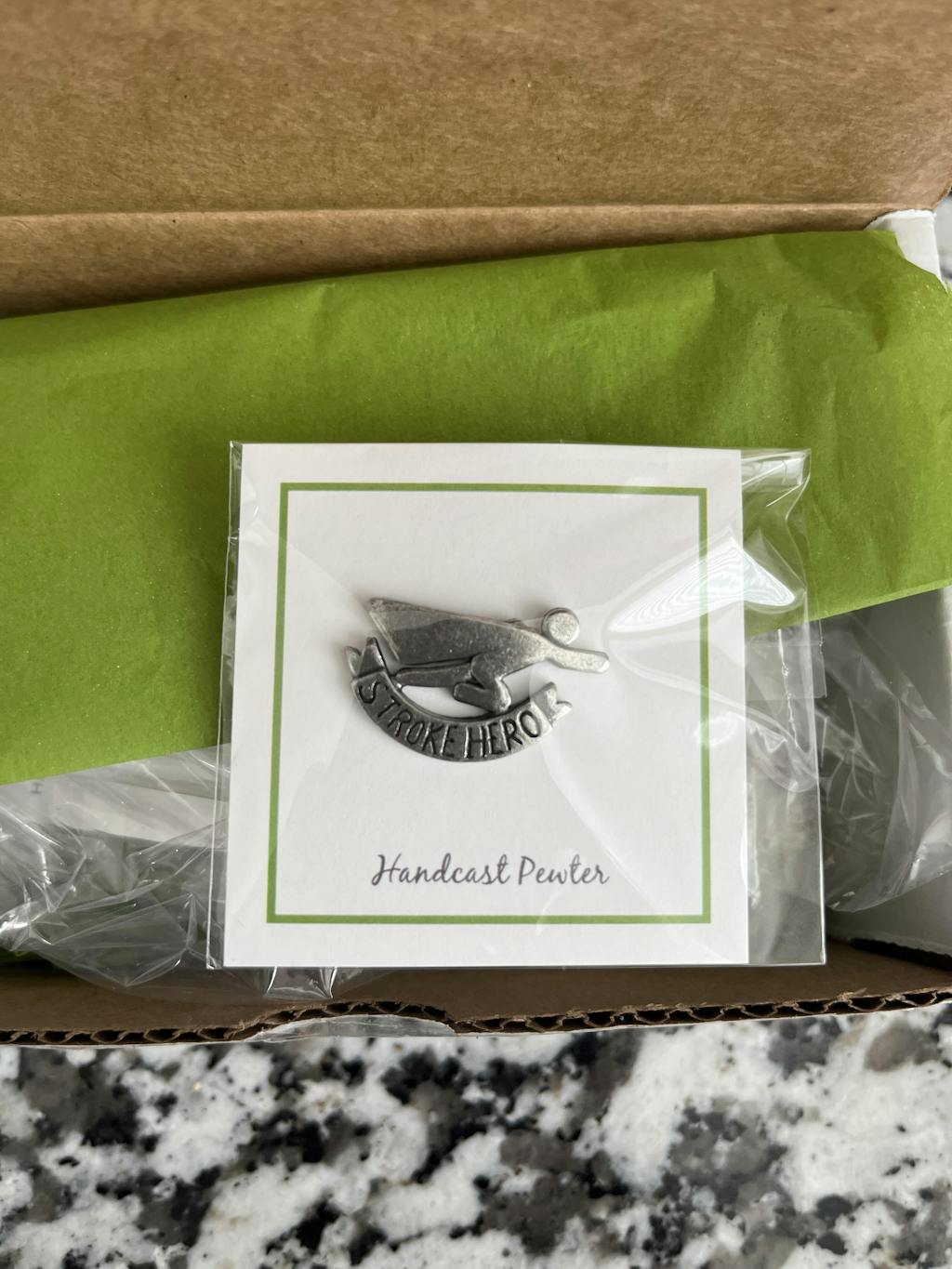 Stroke Hero Lapel Pin – lapelpinplanet