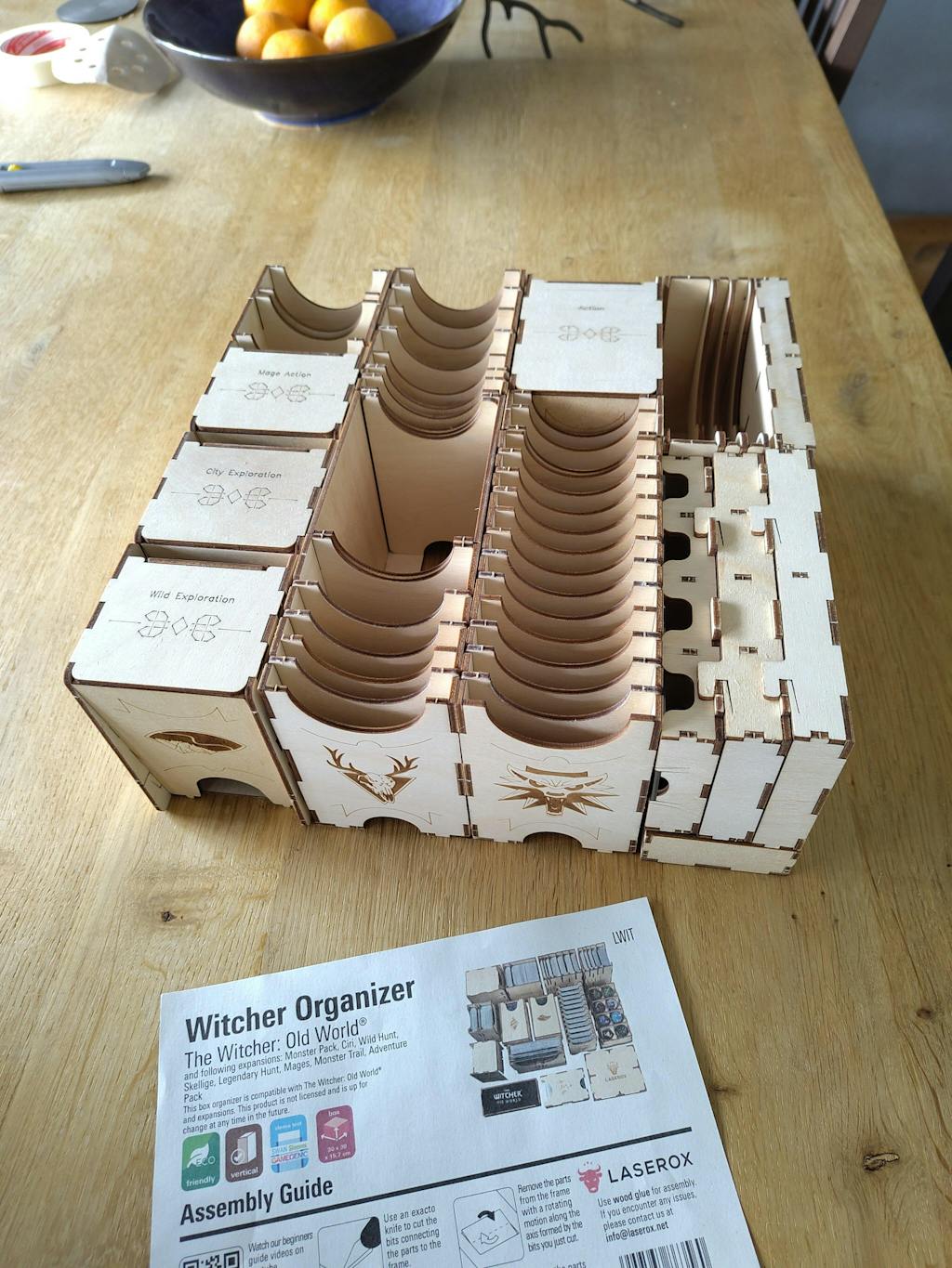 The Witcher: Old World | Insert | Witcher Organizer | Laserox