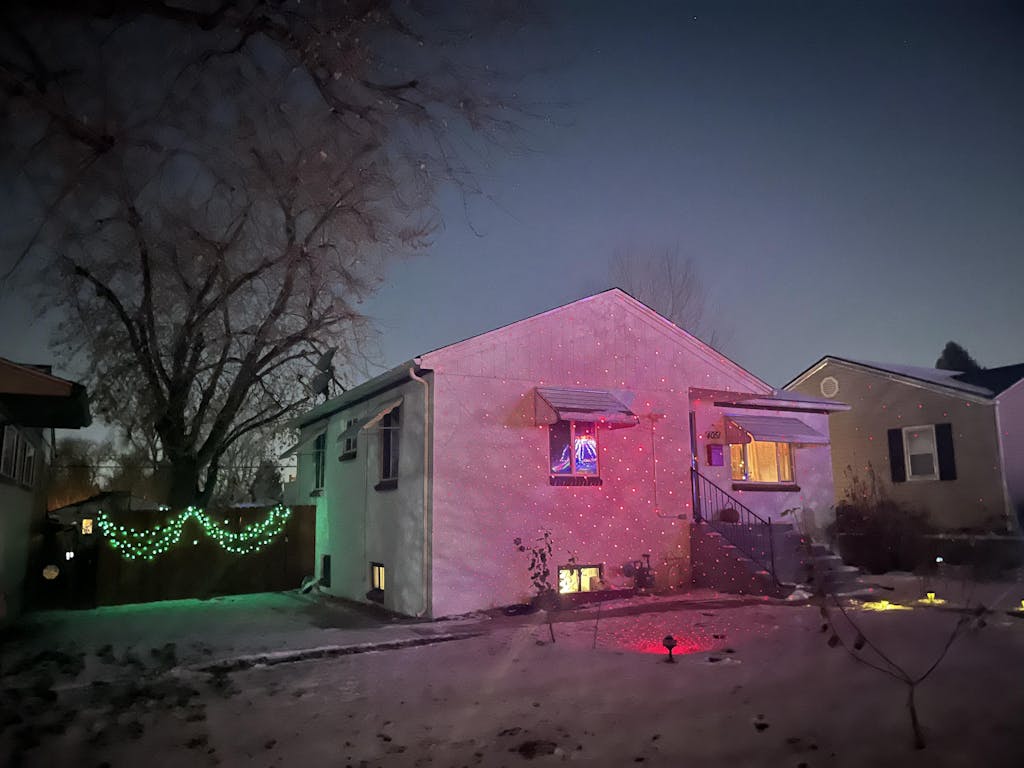 Solar Powered Laser Light Projector | Solar Christmas Projector Light