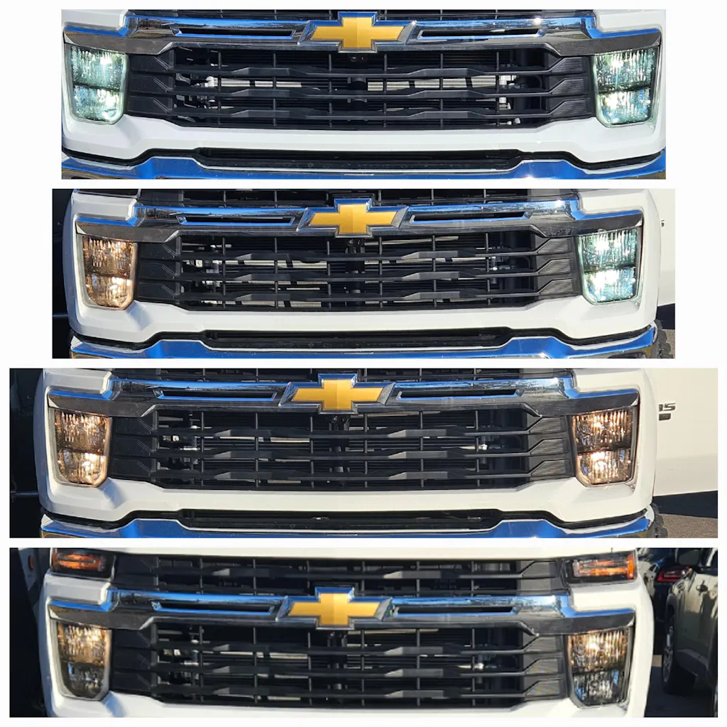 Custom H11 H9 LED Bulbs for 2020-2025 Chevy Silverado HD 2500/3500 ...