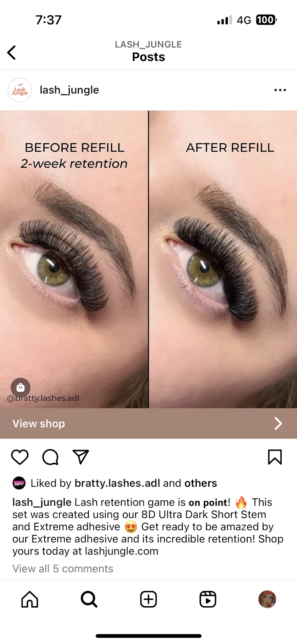 Eyelash Extension Extreme Adhesive (5ml) | Lash Jungle