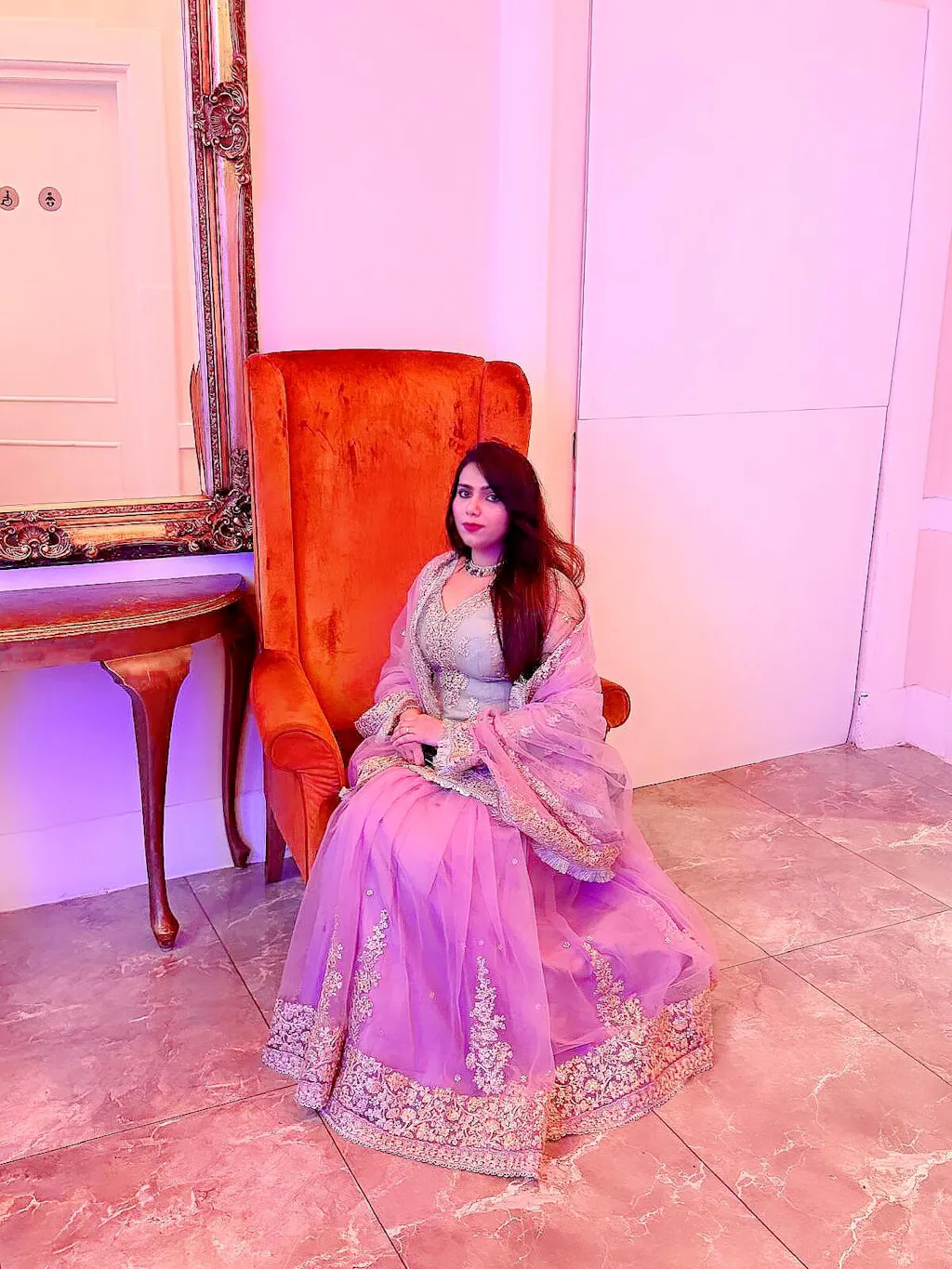 Mint and Light Purple Kurti Style Lehenga – Lashkaraa