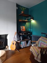 Sheffield Wooden Tall Bookcase - Black Metal Frame – Laura James Ireland