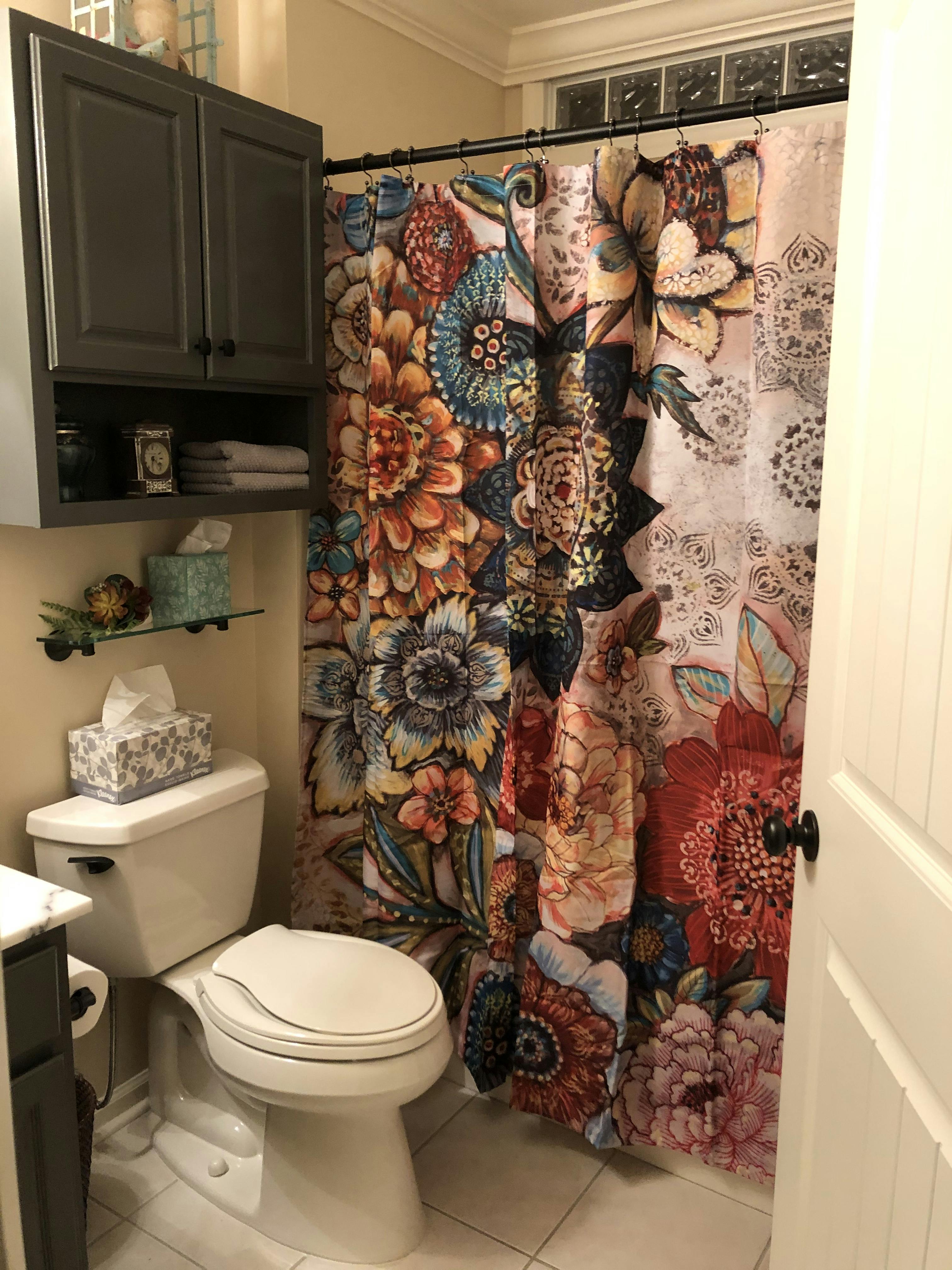 Boho Bouquet Shower Curtain Laural Home
