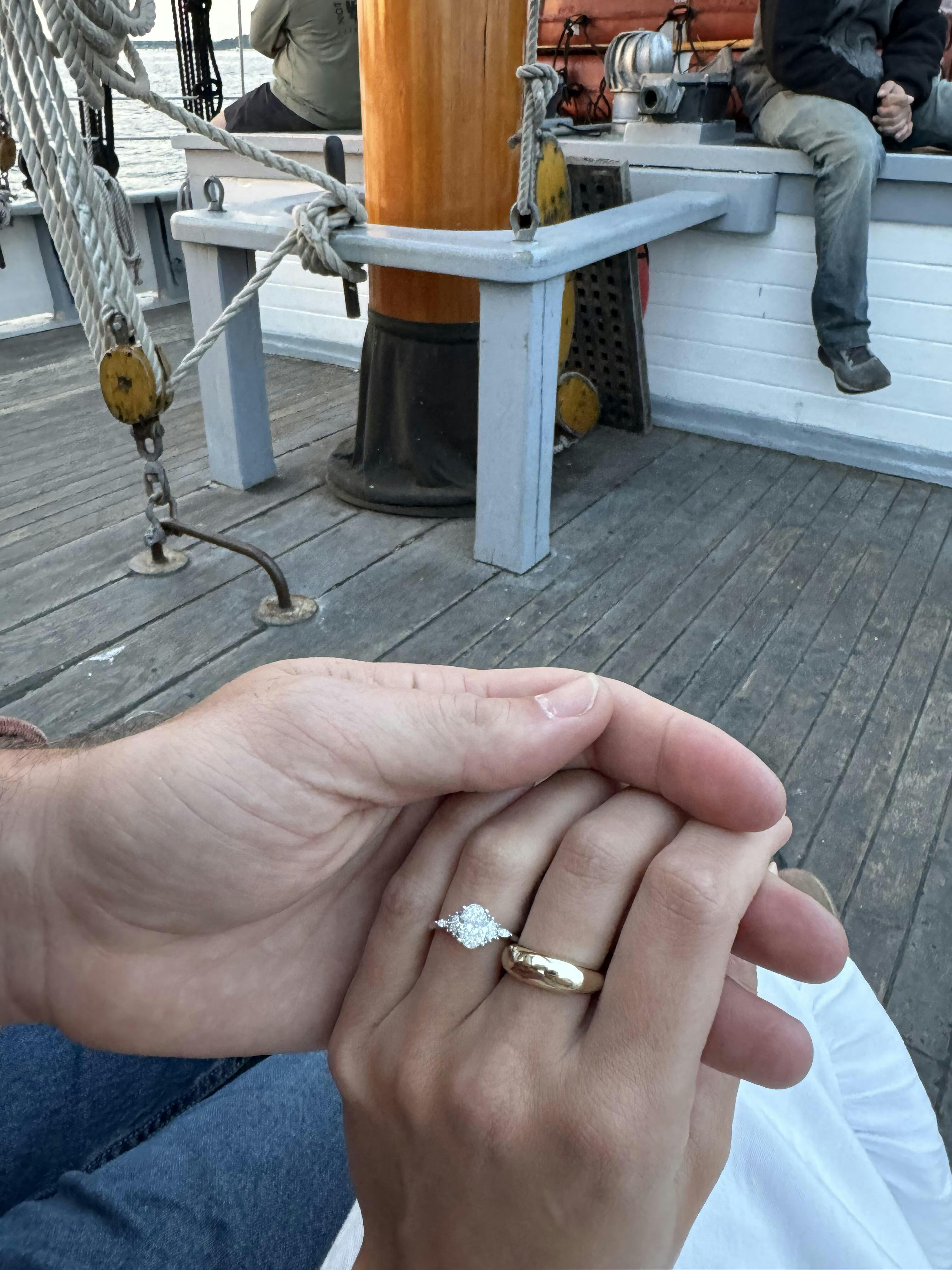 The Maeve Ring | Oval Diamond | Lavender Creek Gems