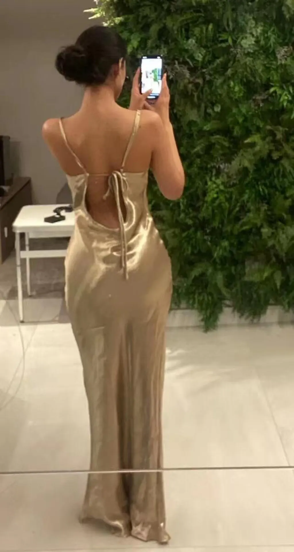 LTP1271, Super Shiny Cream Crystal Satin Long Prom Dresses High Qualit ...