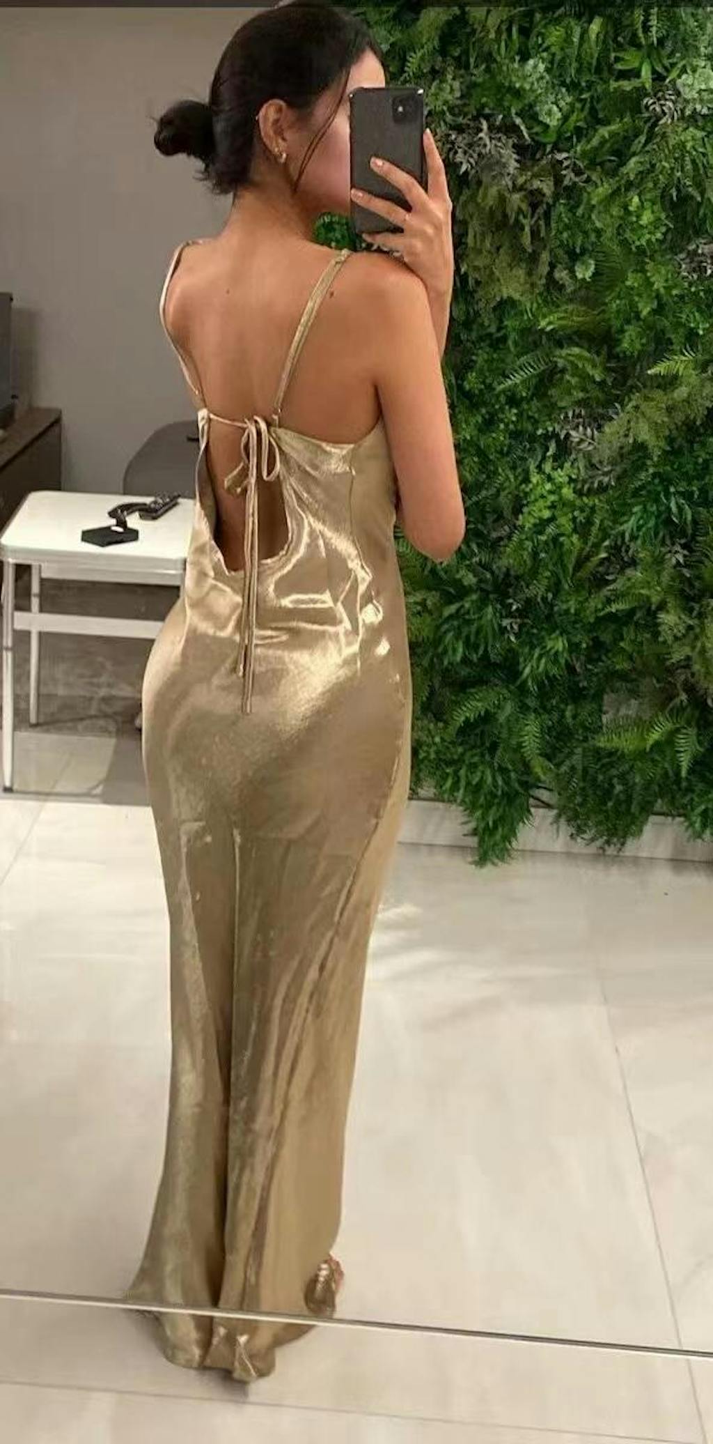 LTP1271, Super Shiny Cream Crystal Satin Long Prom Dresses High Qualit ...