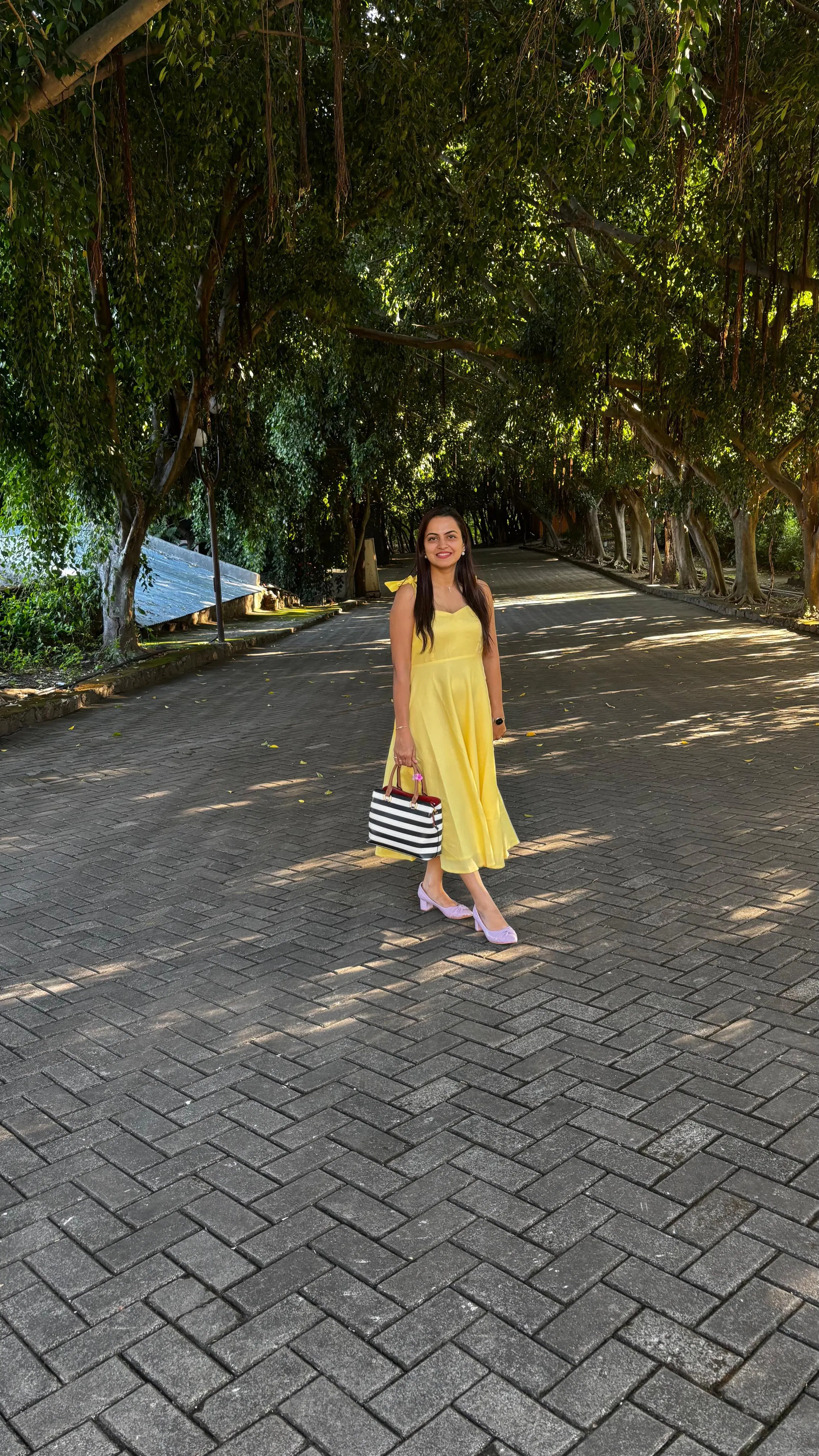 Yellow Tube Flared Dress – Lazo Store