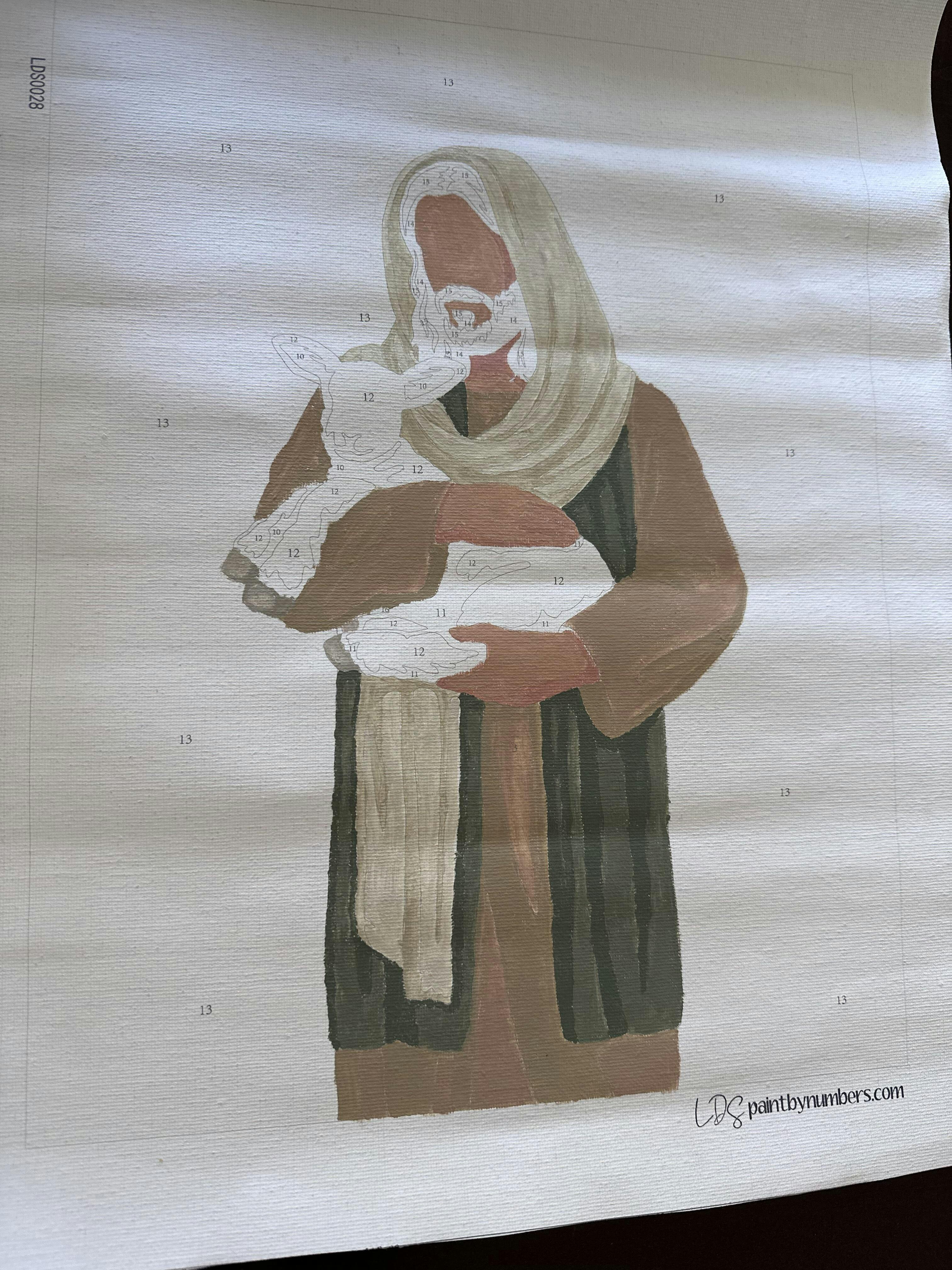 The Lord Is My Shepherd – LDS Paint By Numbers