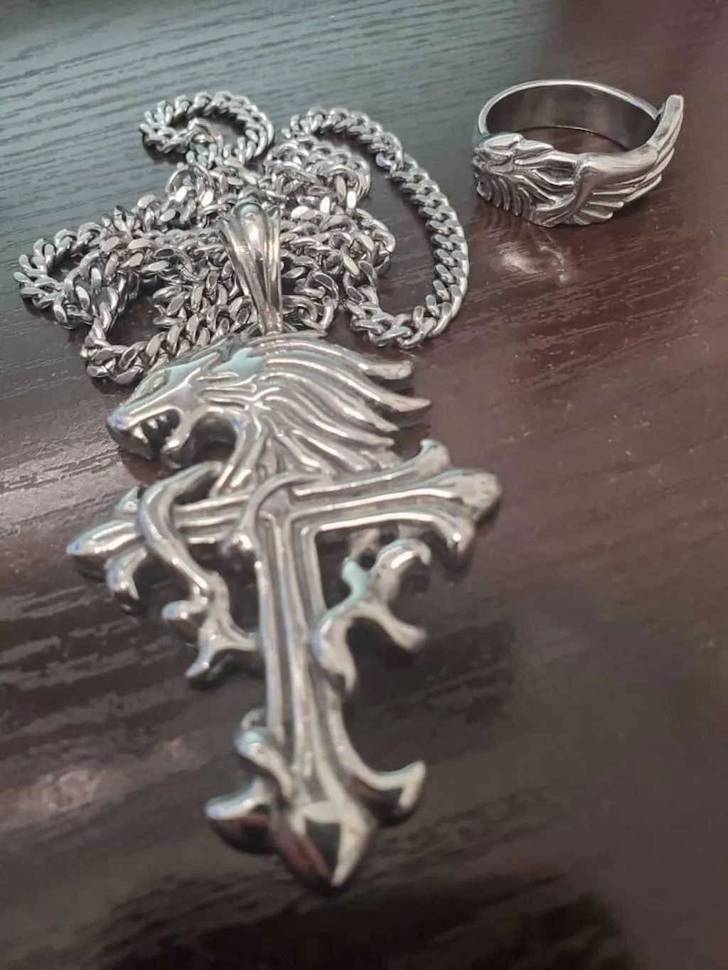 Final Fantasy 8 Squall Griever Pendant in Stainless Steel – Le Dragon ...