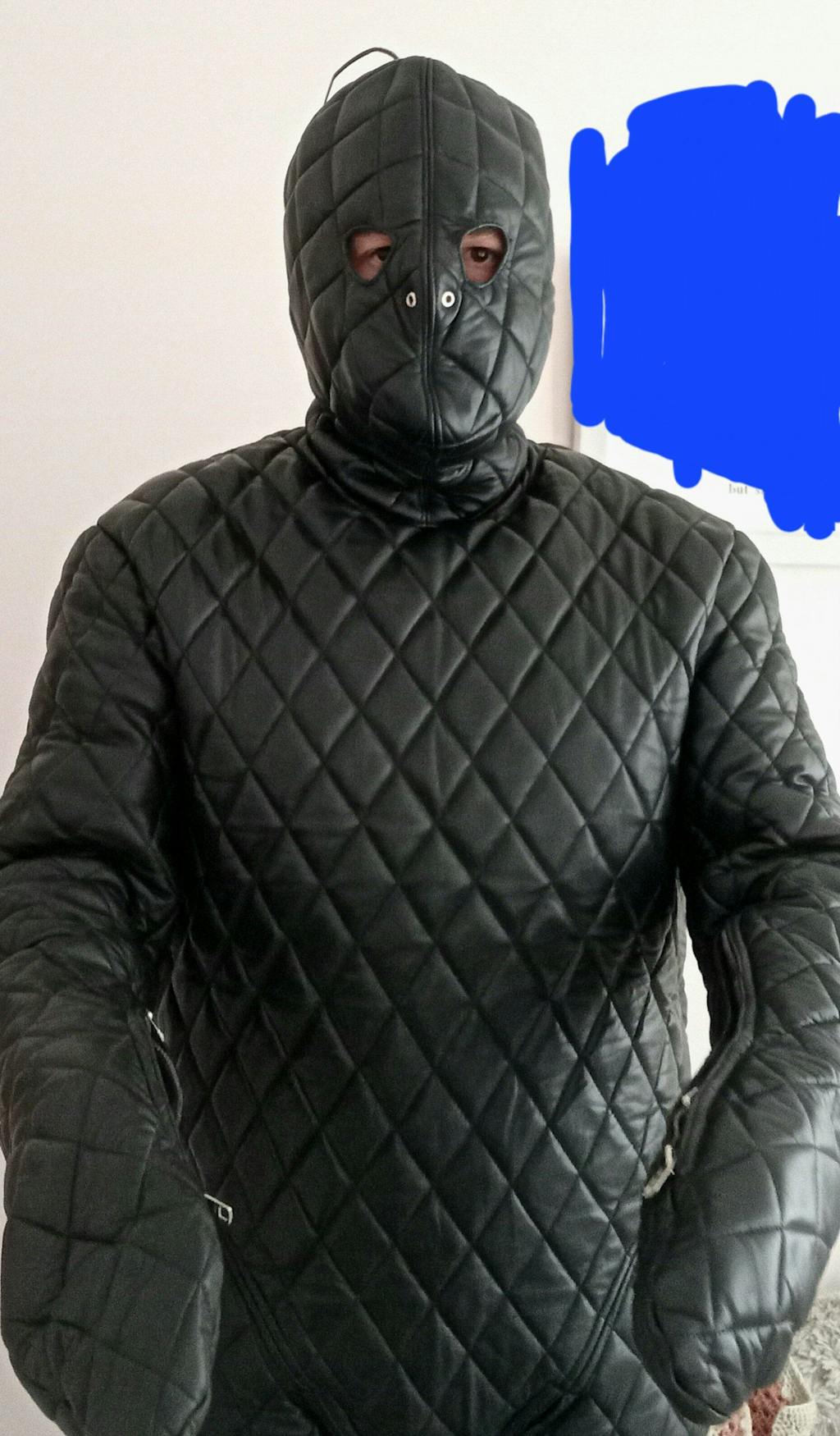 Quilted Bondage Suit All Black – LeatherPrison