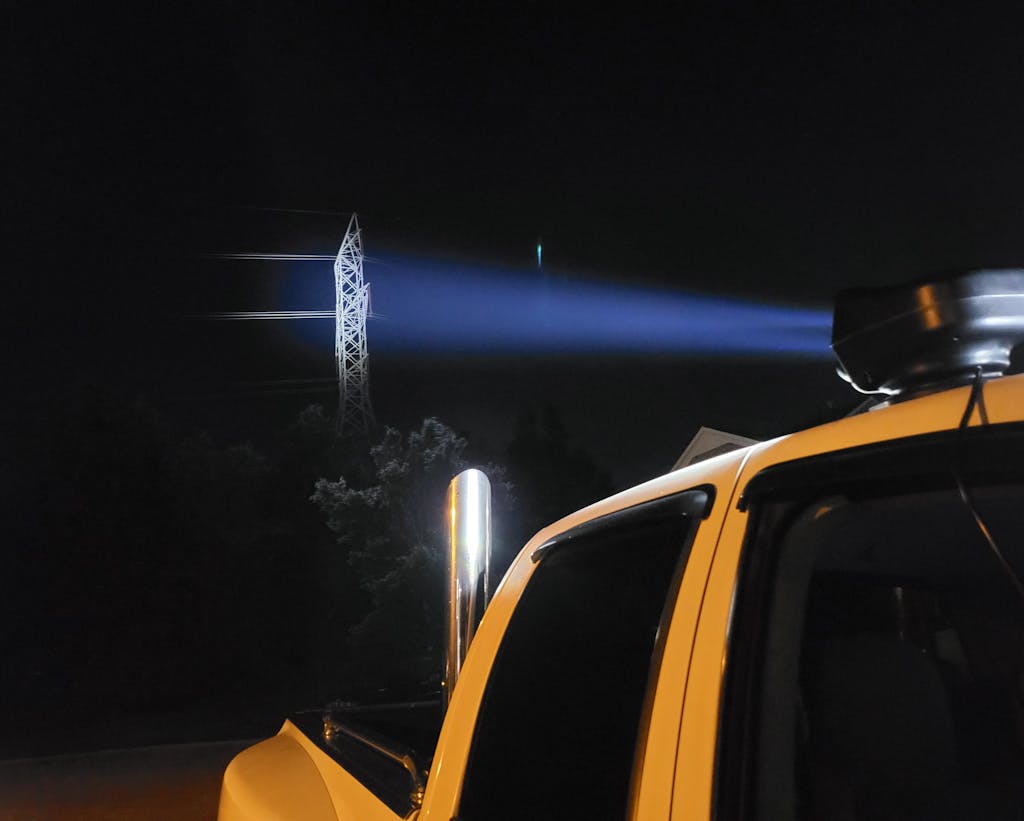 High Lumen 50W Waterproof Remote LED Searchlights For Car