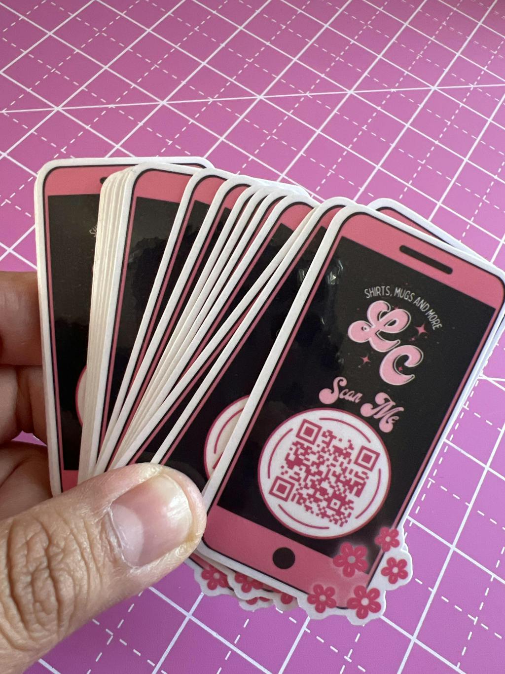 Sticker Logo + QR code – Leli's Designs