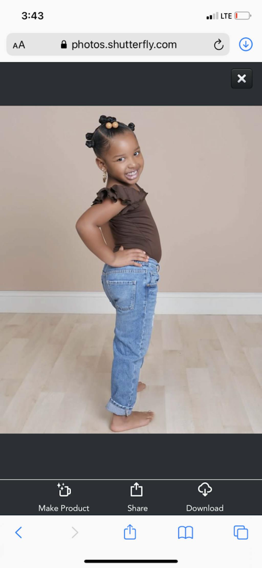 Girls Brown Leotard with Flutter Sleeves | Order a Long Sleeve Brown ...