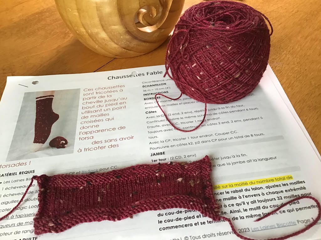 Laine à bas SIRIUS CHOCOLAT – Les Laines Biscotte Yarns