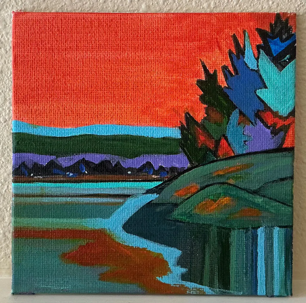Acrylic Landscapes: Realism vs Abstract With Ronei – Let's Get Artsy