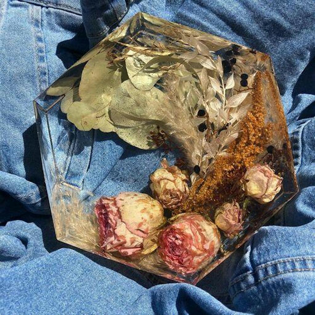 LET'S RESIN Large Silicone Molds for Resin,Resin Hexagon Molds 7'' x 2 ...