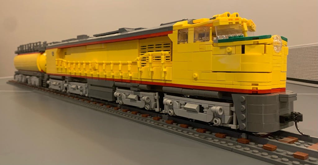 MOC-106723 8500 GTEL Retro Train|Letbricks