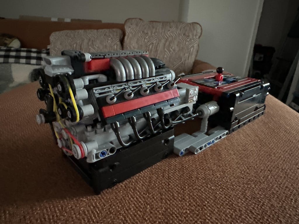V10 Engine with Gearbox Single Overhead Camshaft (SOHC) Air-Cooled ...
