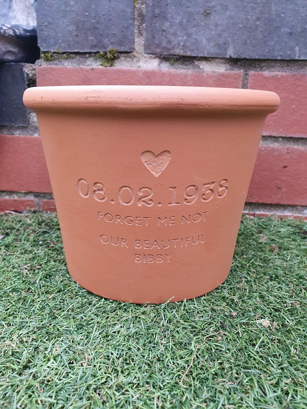 Personalised Forget Me Not Plant Pot– Letterfest