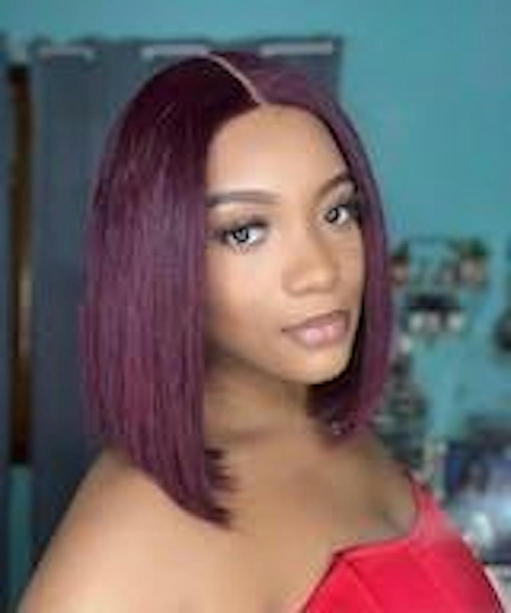180 Density Dark Burgundy 99J Lace Front Bob Wig Human Hair – LIBEAUTY HAIR