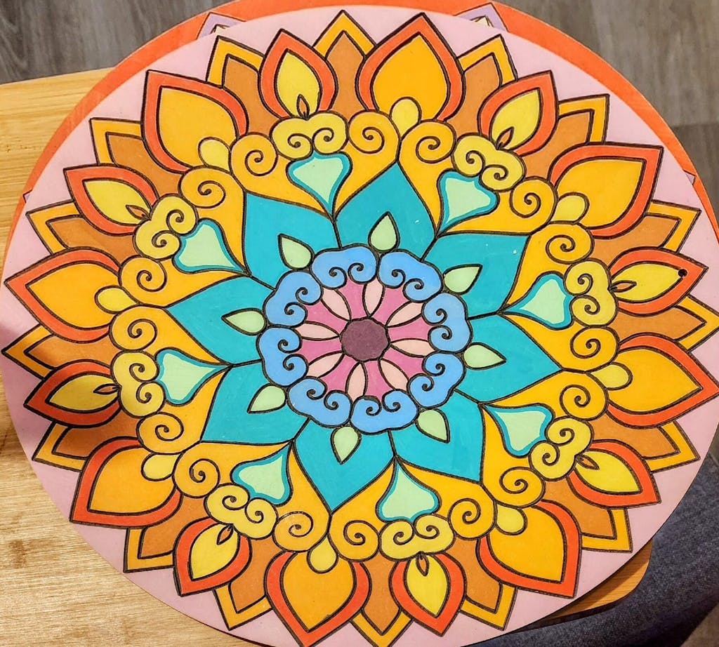 Life of Colour Mega Mandala Painting Kit - Bundle of 6 NO PENS