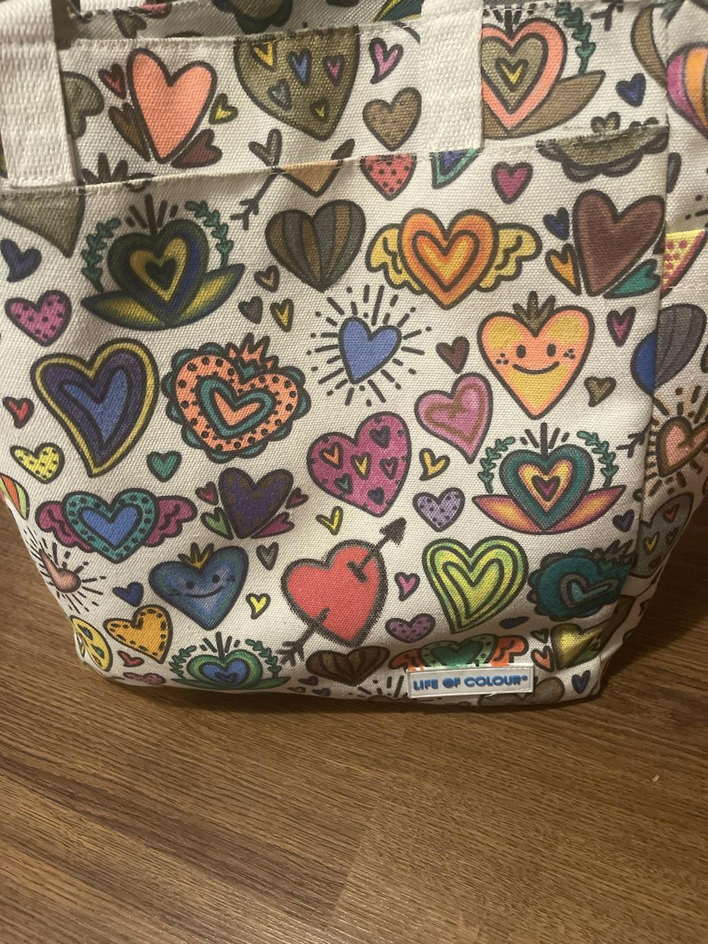 DIY Doodle Bag Bundle - Wildflower and Love Heart Tote Bags and Acryli ...