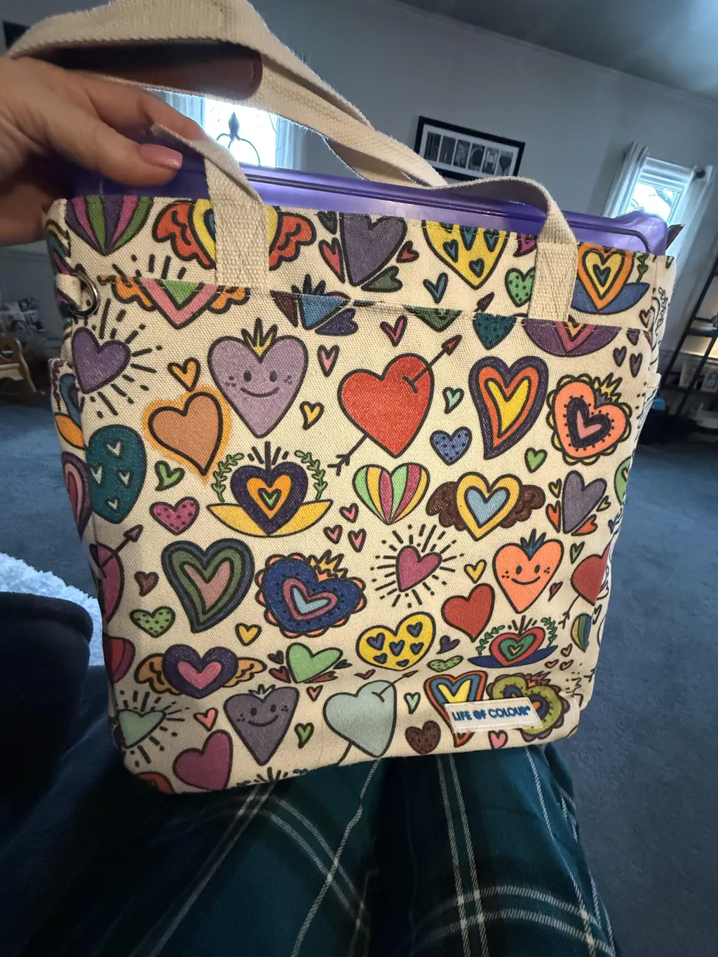 DIY Doodle Bag Bundle - Wildflower and Love Heart Tote Bags and Acryli ...