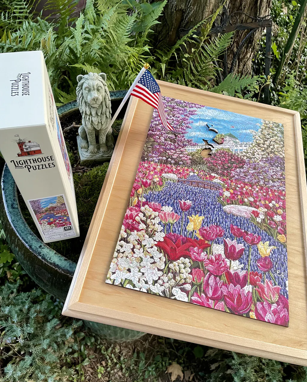 Lilac Secrets Mackinac Island Puzzle | Grand Hotel Secret Garden | 482 ...