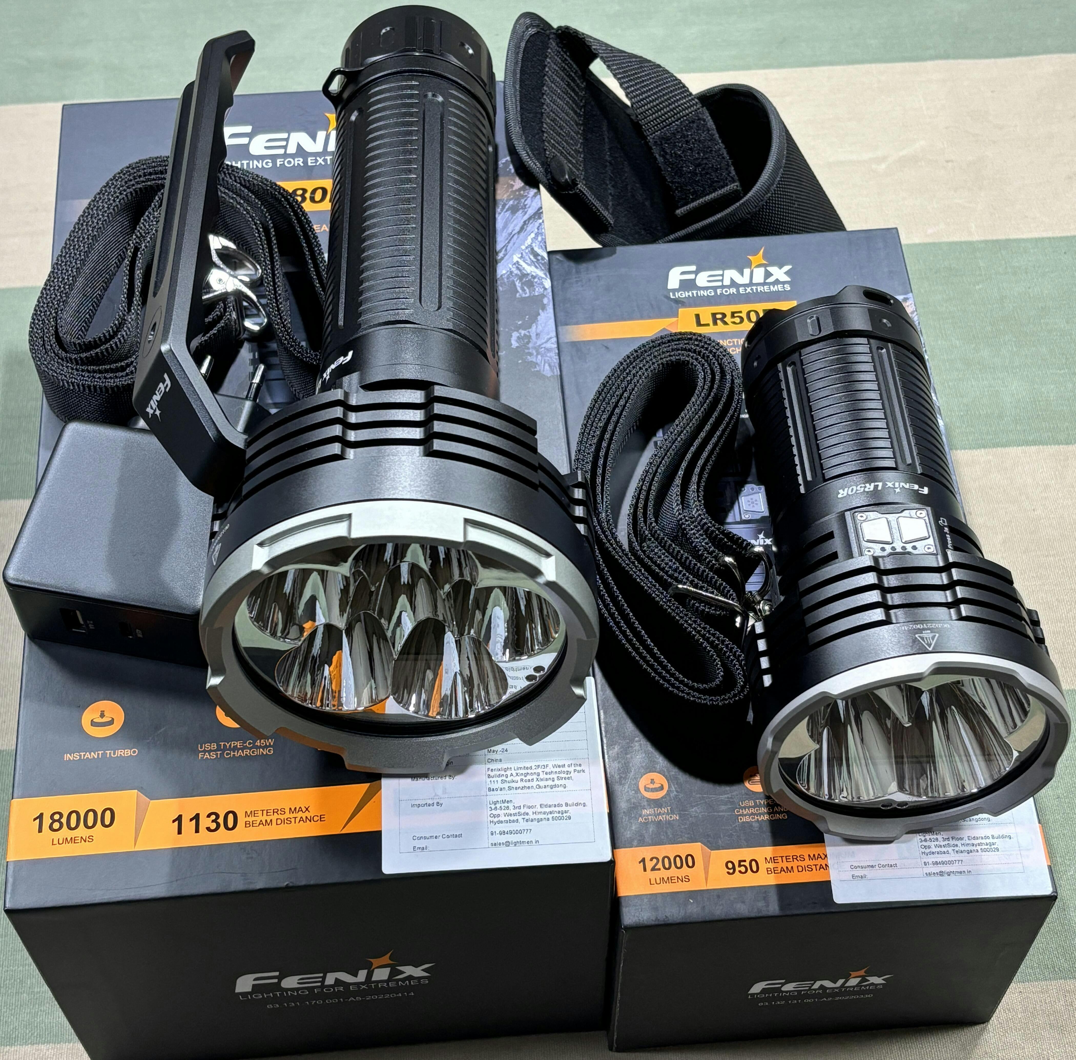 Fenix C7 LED Torchlight | 3000Lumen C-Type Rechargeable Powerful Light ...