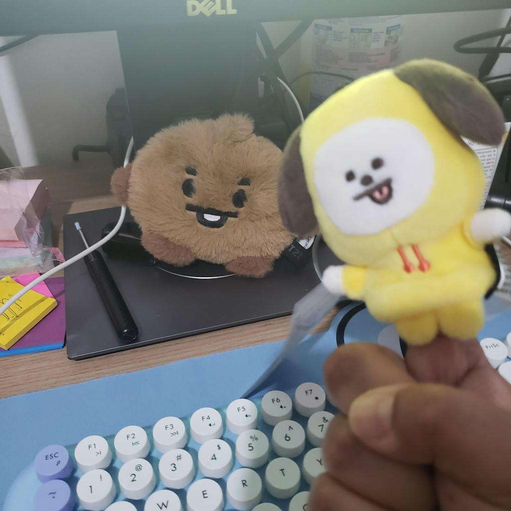 BT21 CHIMMY Puppet Keychain – LINE FRIENDS_US