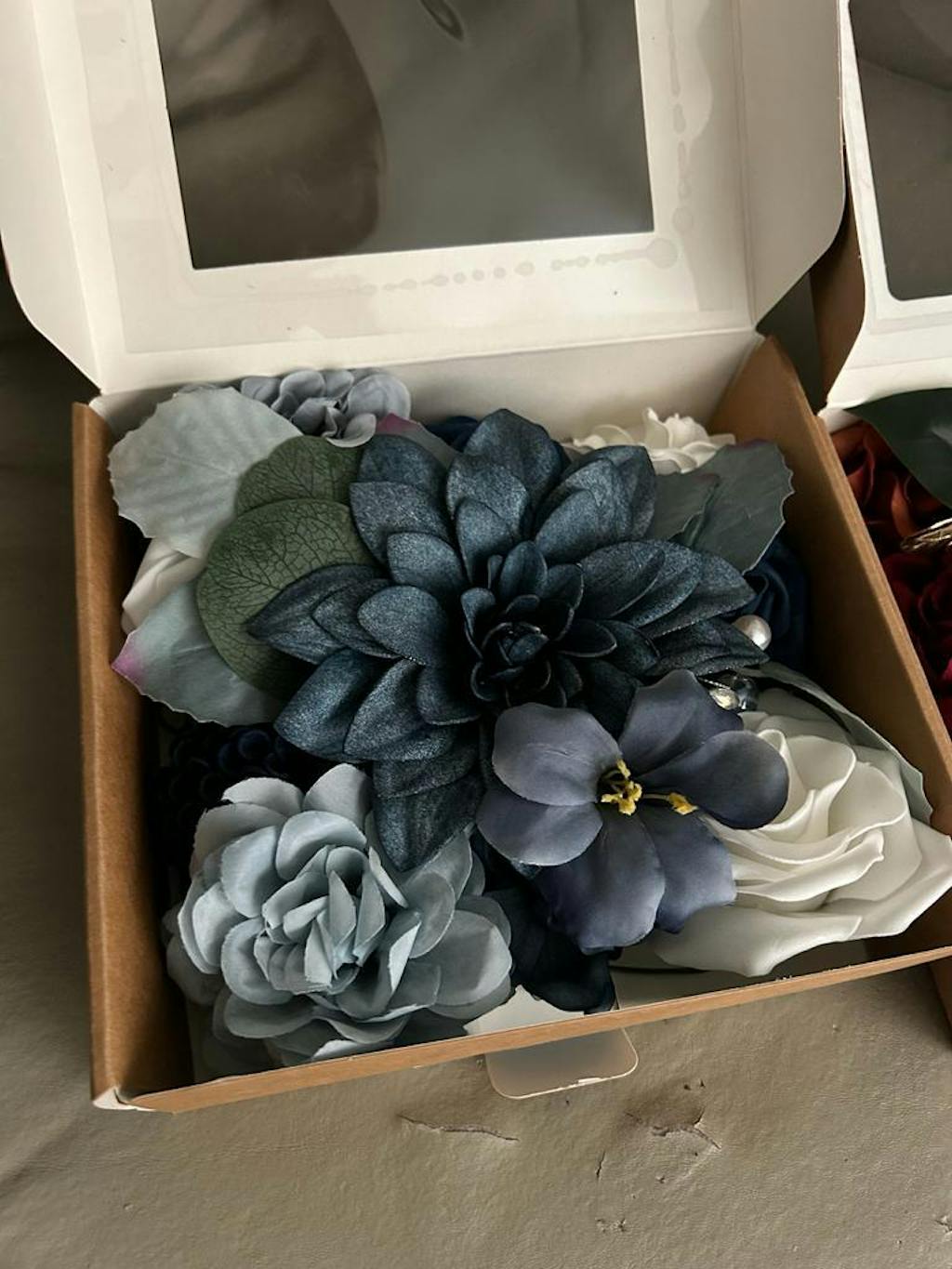 Sample Box in Dusty Blue & Navy – Ling's Moment