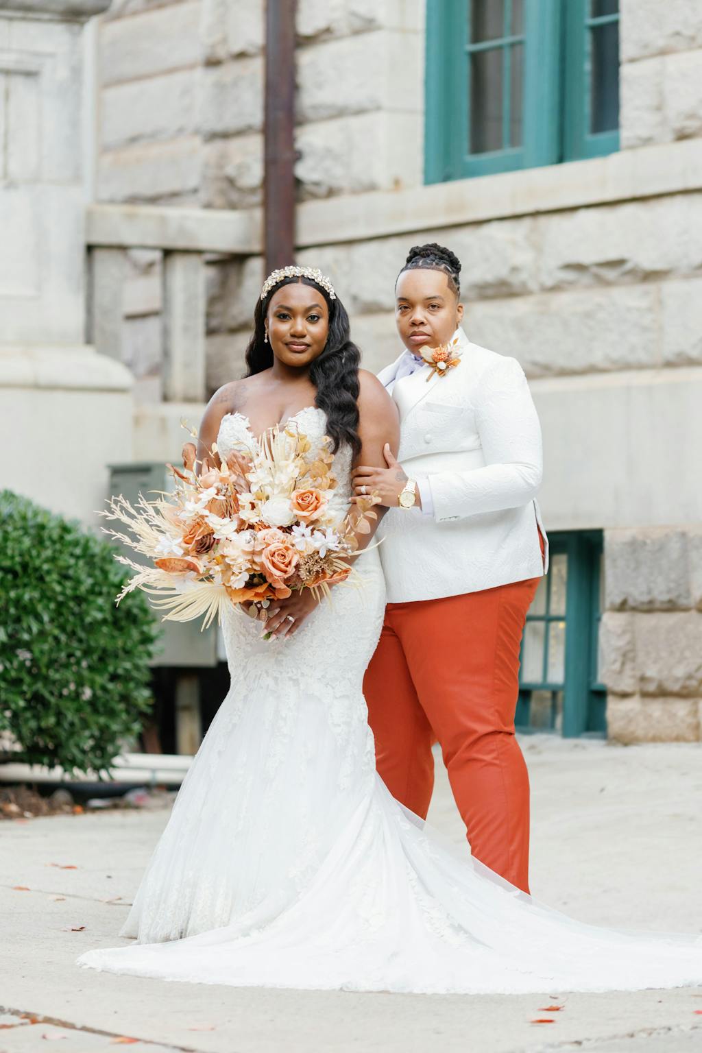 Deluxe Bridal Bouquet: Rust & Sepia – Ling's Moment