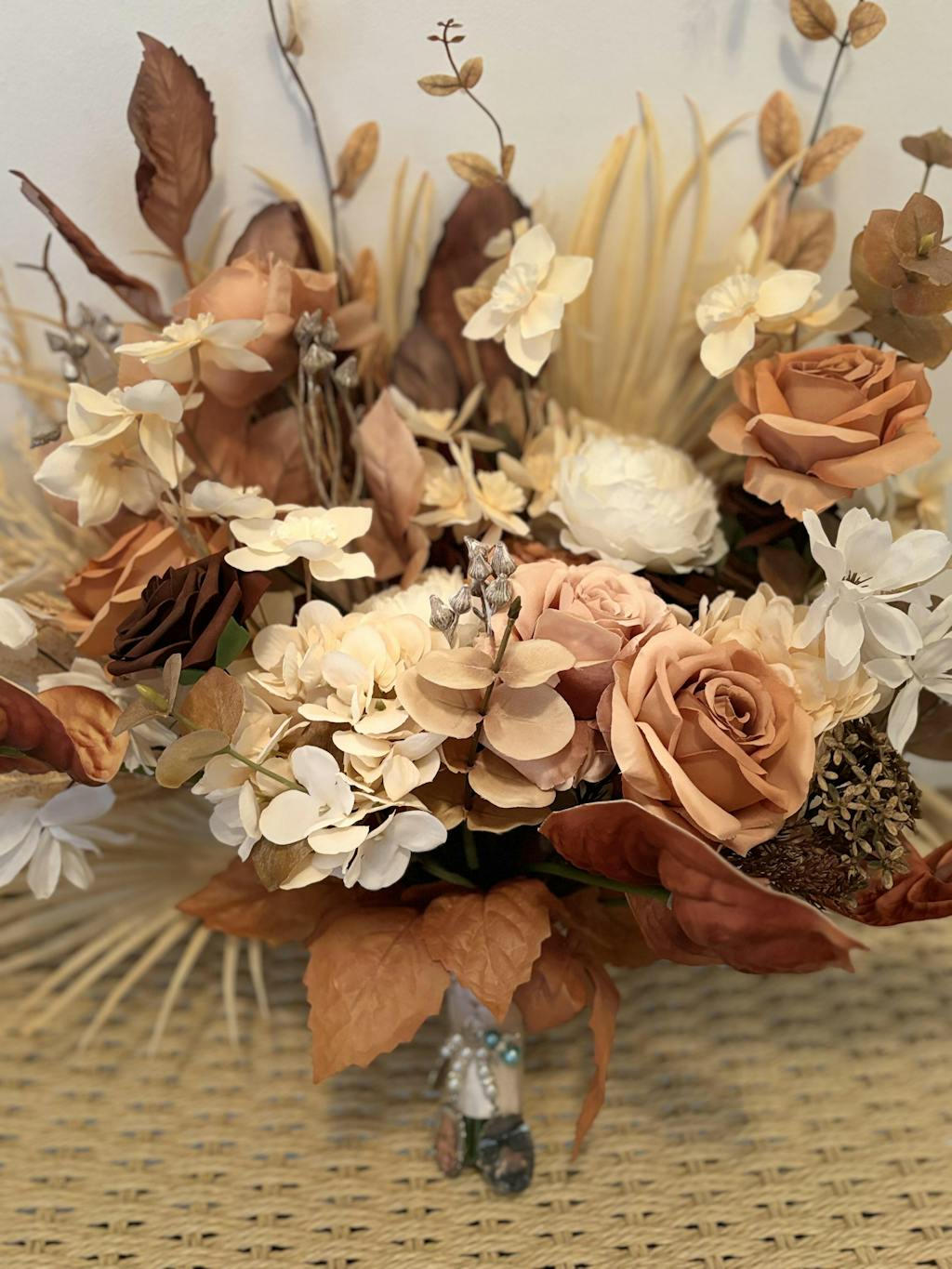 Deluxe Bridal Bouquet: Rust & Sepia – Ling's Moment