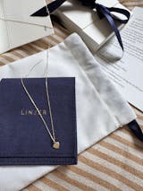 14k Gold Cable Chain Necklace (16 inches) - Tyra | Linjer Jewelry