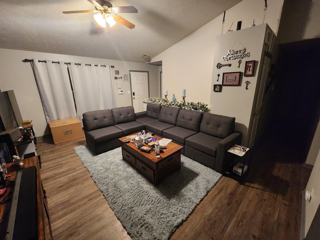 6 Seater Modular Sofa Beige, Dark Gray, Light Gray - LINSY HOME