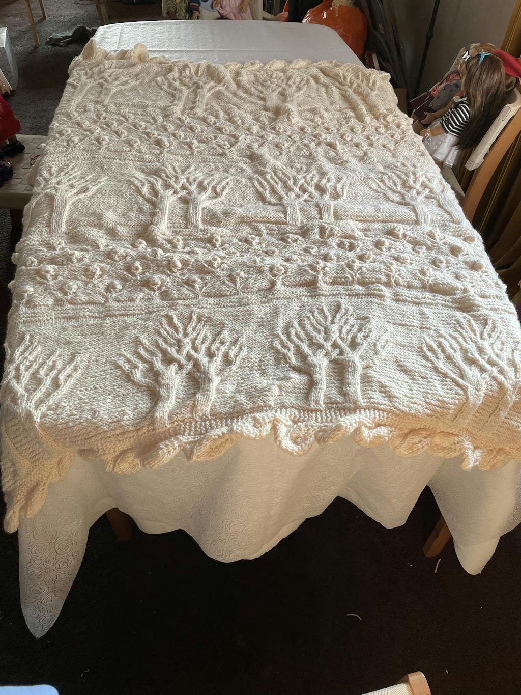 Tree of Life Afghan (Knit) – Lion Brand Yarn