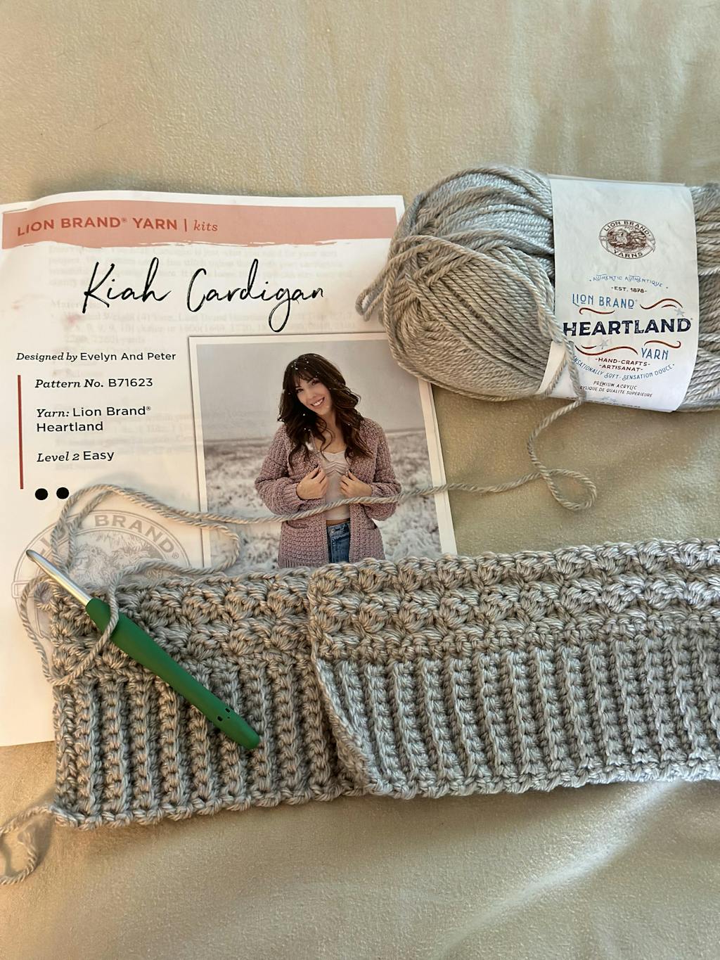 Crochet Kit - The Kiah Cardigan – Lion Brand Yarn