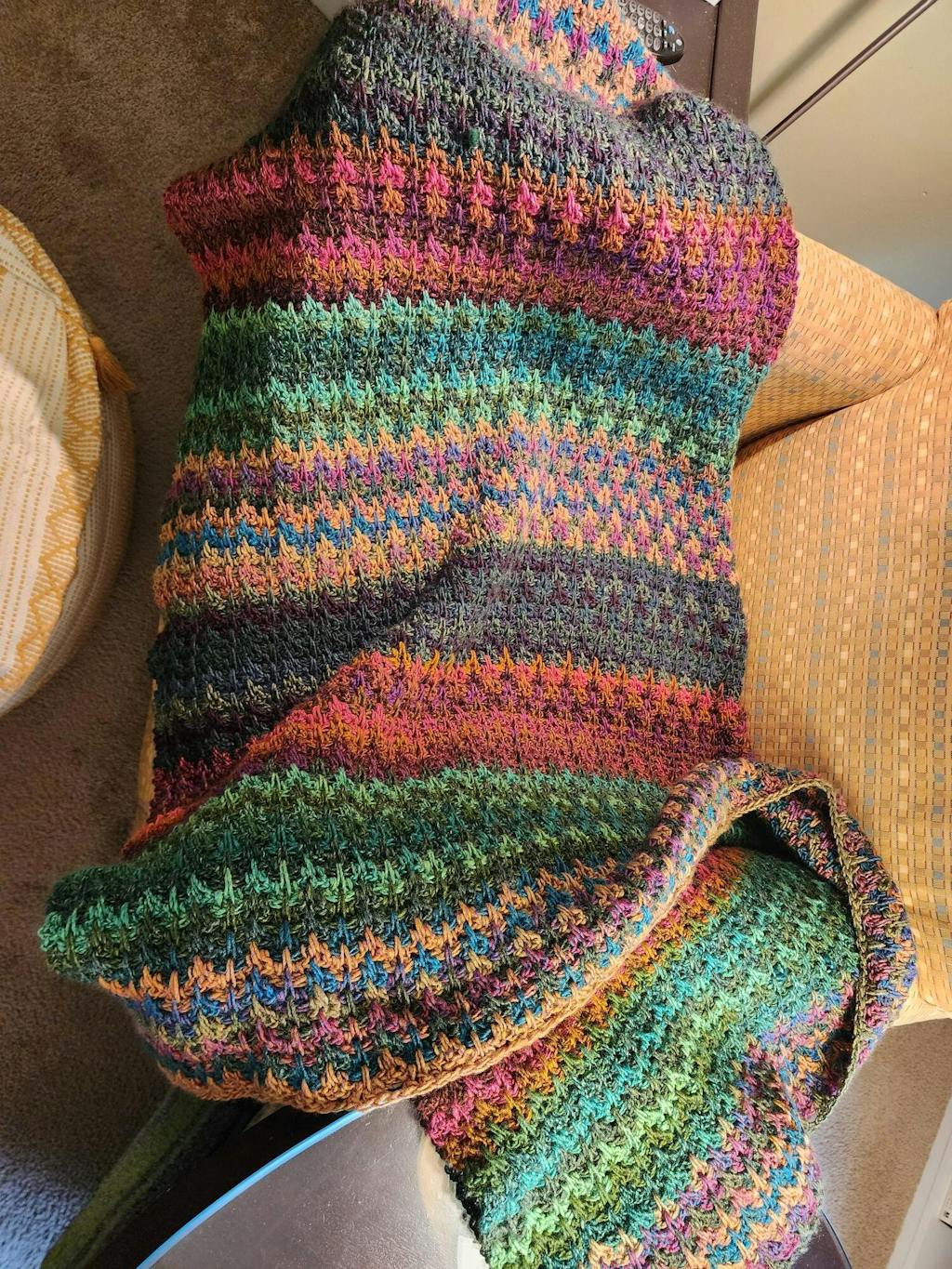 Crochet Kit - The Mountain Throw – Lion Brand Yarn